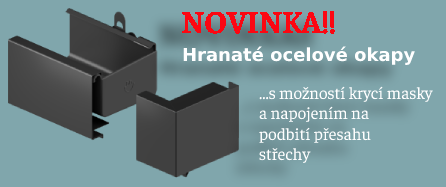 Pozinkovaný okapový systém | Základní levné okapové řešení | E-okapy.cz ...